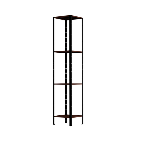 Стеллаж металлический 200x40x40. Четыре полки. Цвет Венге. RAL 8017 ...