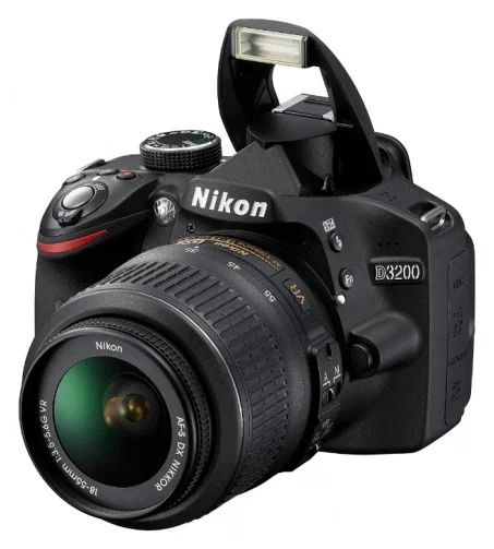 Видеокамера Nikon Фотоаппарат D3200 Kit AF-S DX NIKKOR 18-55mm f/3.5-5 ...