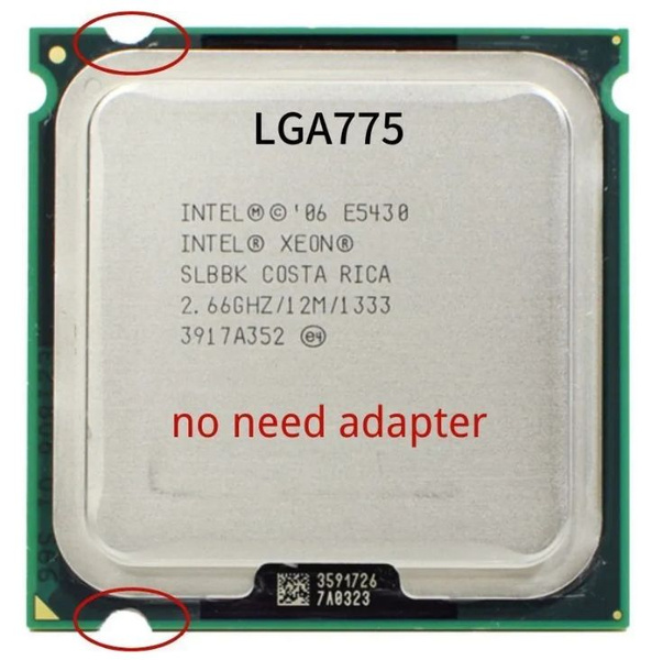 Процессор Intel E5430 LGA775 Xeon, OEM (без кулера), 4 яд., 2.66 ГГц ...