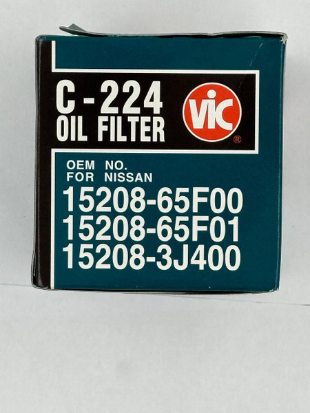 Фильтр масляный Vic C224 - купить по выгодным ценам в интернет-магазине OZON (1207522165)