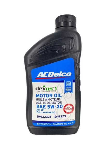 Масло моторное ACDelco 5W-30 Синтетическое - купить в интернет-магазине ...