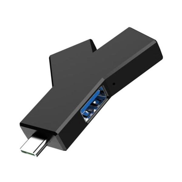 USB 3.0 Hub Y-образный 3-в-1 Usb-C 5 Гбит/с адаптер-сплиттер ...