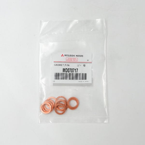 Кольцо уплотнительное топливной форсунки для MITSUBISHI MD070717 COLT ...