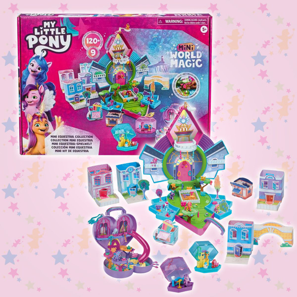 Игровой набор Май Литтл Пони World Magic 120 деталей и 9 пони My Little ...