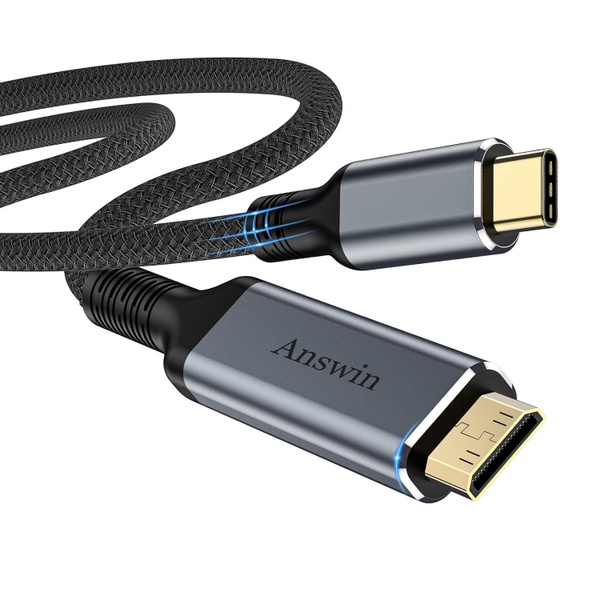 Кабель USB C - Mini HDMI 10FT (не HDMI) 4K@30Hz / 2K@60Hz Кабель Type ...