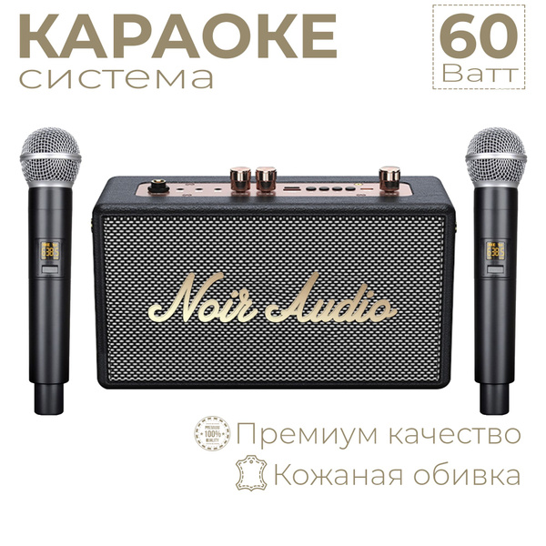 Караоке система NOIR-audio CLASSIC с двумя беспроводными микрофонами, с ...