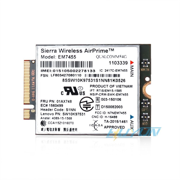 Беспроводной модем Модуль WWAN 4G LTE Lenovo Thinkpad X260 T460 P70 ...