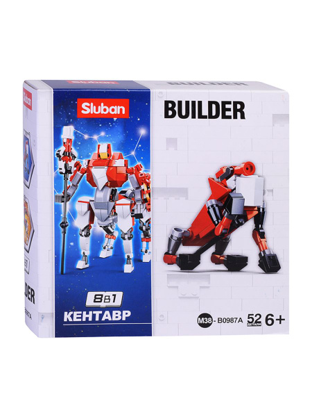 Конструктор пластиковый Sluban builder 8 в 1 "РОБОТ" 52 детали. Наборы ...