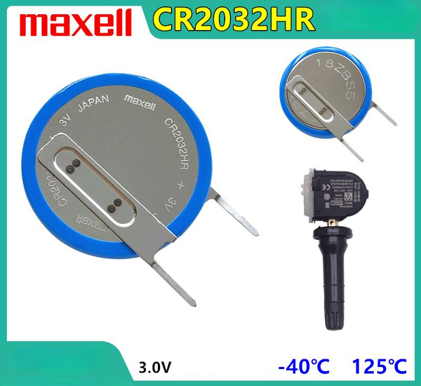 2pcs Аккумулятор 3V CR2032HR высокотемпературный - купить с доставкой ...