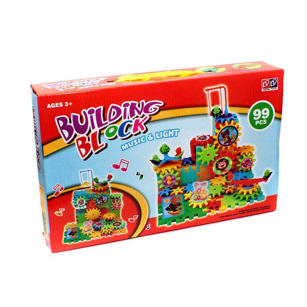 Конструктор Забавные шестерёнки (Buildig Block), 99 деталей - купить с ...