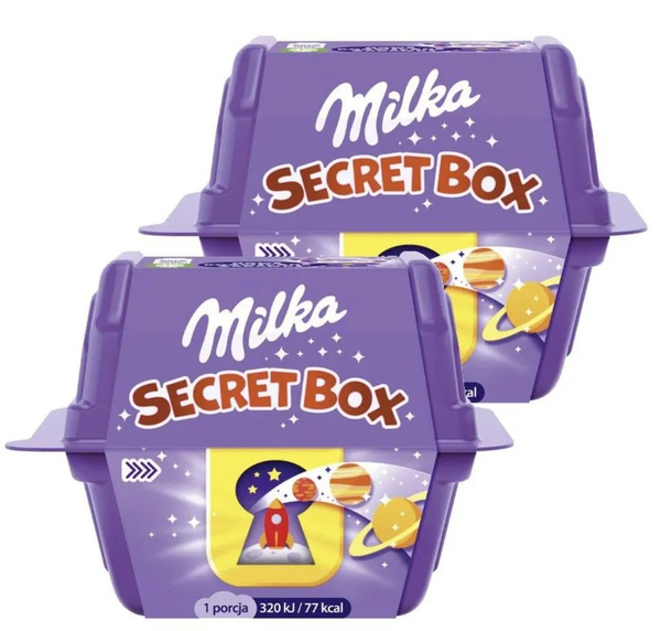 Шоколадные конфеты с игрушкой Milka Secret Box 14,4г х 2шт (Европа ...