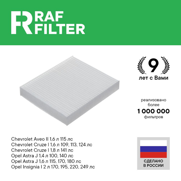 Фильтр салонный RAF Filter 001CHEXY - купить по выгодным ценам в ...