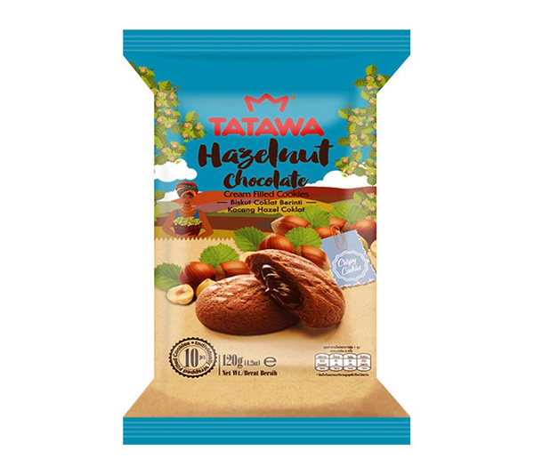 Tatawa Печенье с шоколадно-ореховым кремом,120 гр - купить с доставкой ...