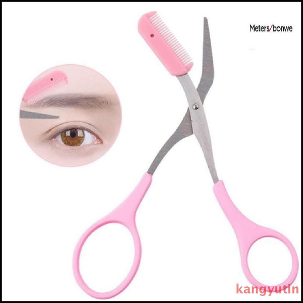 Ножницы для стрижки бровей с расчёской - купить с доставкой по выгодным ...