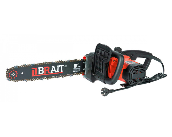 Пила электрическая цепная BRAIT-2200 (2000Вт, шина 16 57зв, окно уровня ...