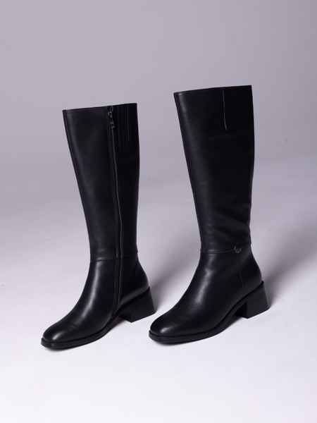 Сапоги Женский Covani, размер 40 черный Зима 5 Россия Молния купить c доставкой на OZON по ...