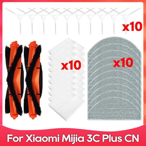 Подходит для Xiami Mijia 3C Plus CN (обновленная версия) / C103 Ролик, боковая щетка, фильтр ...