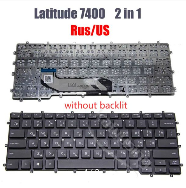 Новая клавиатура для Dell Latitude 7400 2-in-1 Keyboard (can't fit ...