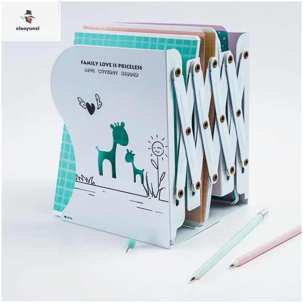 Подставка для книг MESHU, 3 отделения, раздвижная, белая - купить с доставкой по выгодным ценам ...