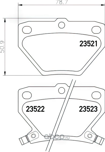 Колодки тормозные Nisshinbo NP1032 Задние - купить по низким ценам в ...