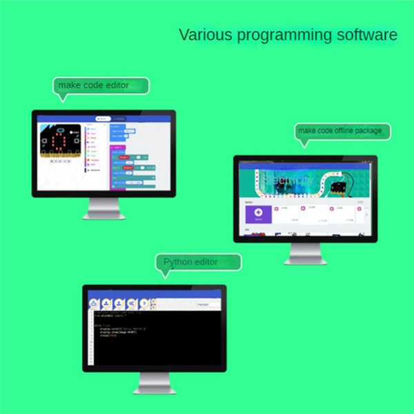 G C K F Материнская плата Bbc Microbit V20 Введение в графическое программирование на Python