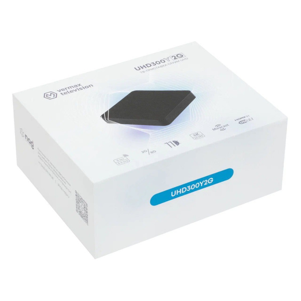 Медиаплеер vermax television UHDY, 3.5 мм, DC 5.5 мм, HDMI, RJ-45 ...
