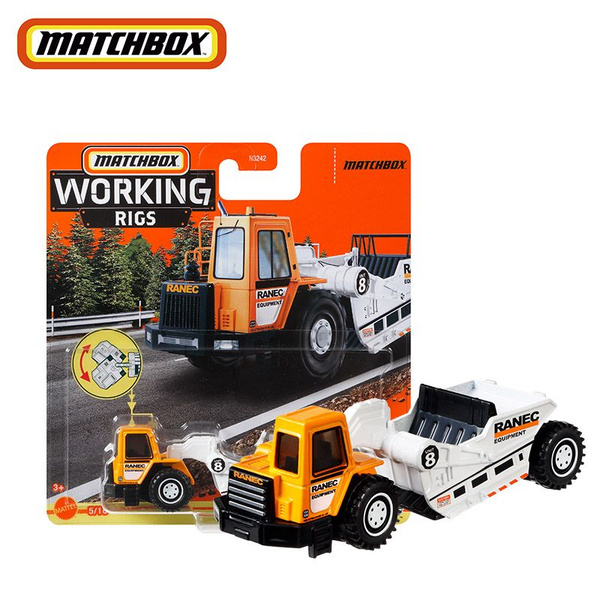Машинка Mattel Matchbox-Рабочие установки N3242:Ranec Road Scraper ...