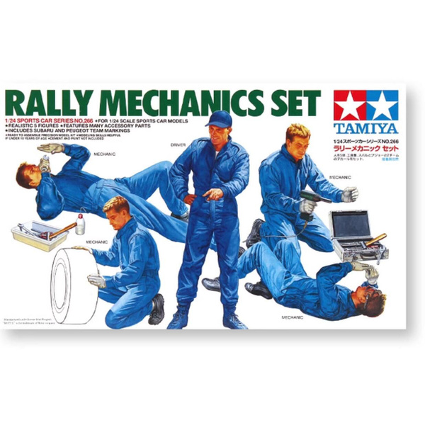 Модель автомобиля WRC Rally Mechanics & Tool Set Subaru/Peugeot tamiya ...