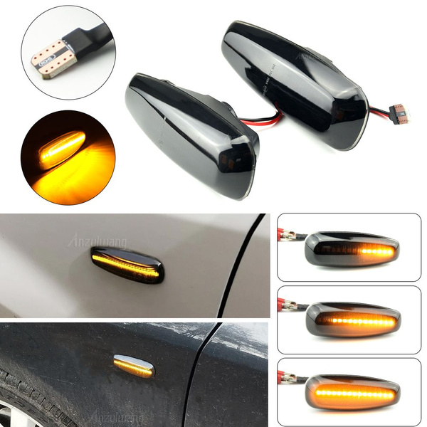 1 пара светодиодный динамический повторитель указателя поворота для ...