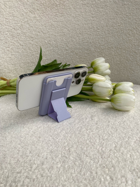 Картхолдер-магнитная подставка MagSafe для Apple iPhone лаванда ...