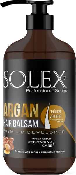 Шампунь для волос Solex с аргановым маслом женский 1л (в заказе 1 штука ...