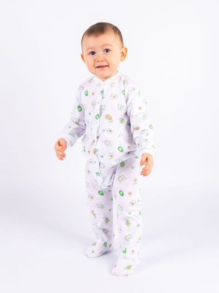 Комбинезон для новорождённых, комбинезон нательный, Mamkin, авокадо, 62 ...