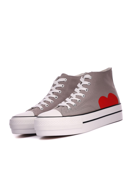 Кеды Женский Instreet Текстиль, размер 36 4 На любой сезон Шнурки Без каблука Россия купить c ...