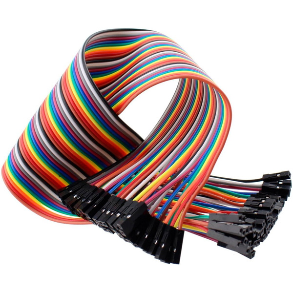 Провода мама мама 30см 40 штук перемычки Dupont для Arduino Stm32 Nodemcu Raspberry Pi
