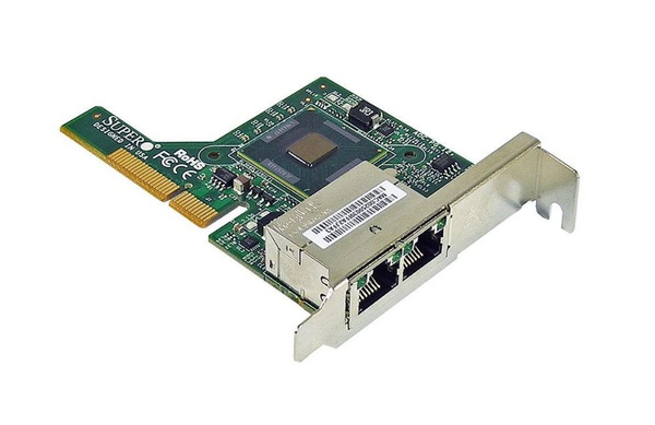 SuperMicro AOC-PG-i2+ Intel E1G42ET (формат AOC-SGP-I2 ) двухпортовая гигабитная сетевая карта ...