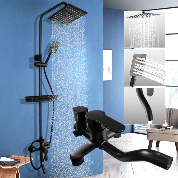 Душевая система ECOSEN с тропическим душем и смесителем для ванной из ...