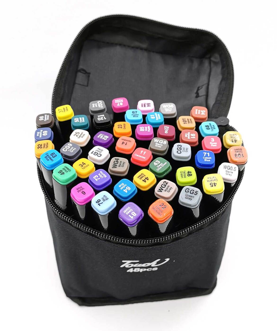 Набор профессиональных двухсторонних маркеров для скетчинга 48 цветов в ...