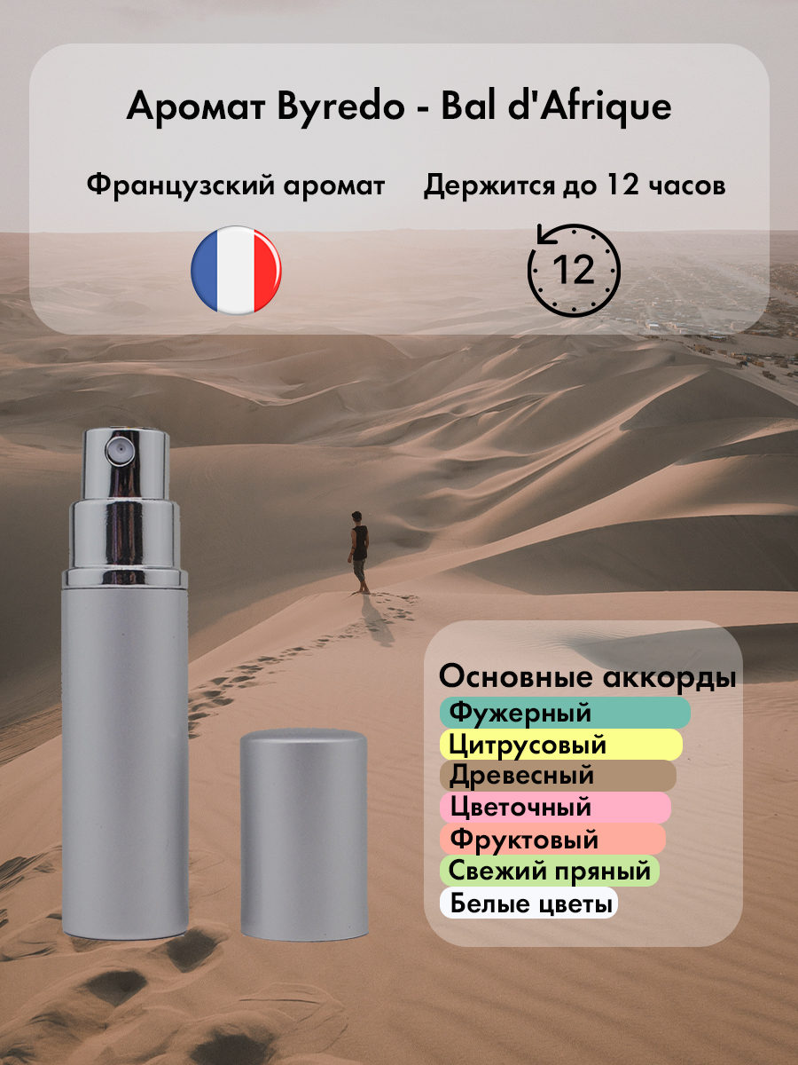 Parfumeur Lab По мотивам Byredo - Bal d'Afrique Духи 5 мл