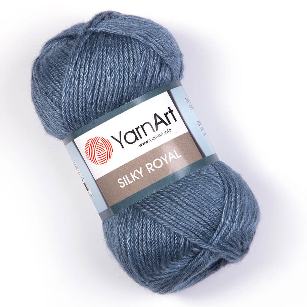 Пряжа YarnArt Silky Royal (ЯрнАрт Силк Роял) 5 мотков цвет 431, Джинс ...