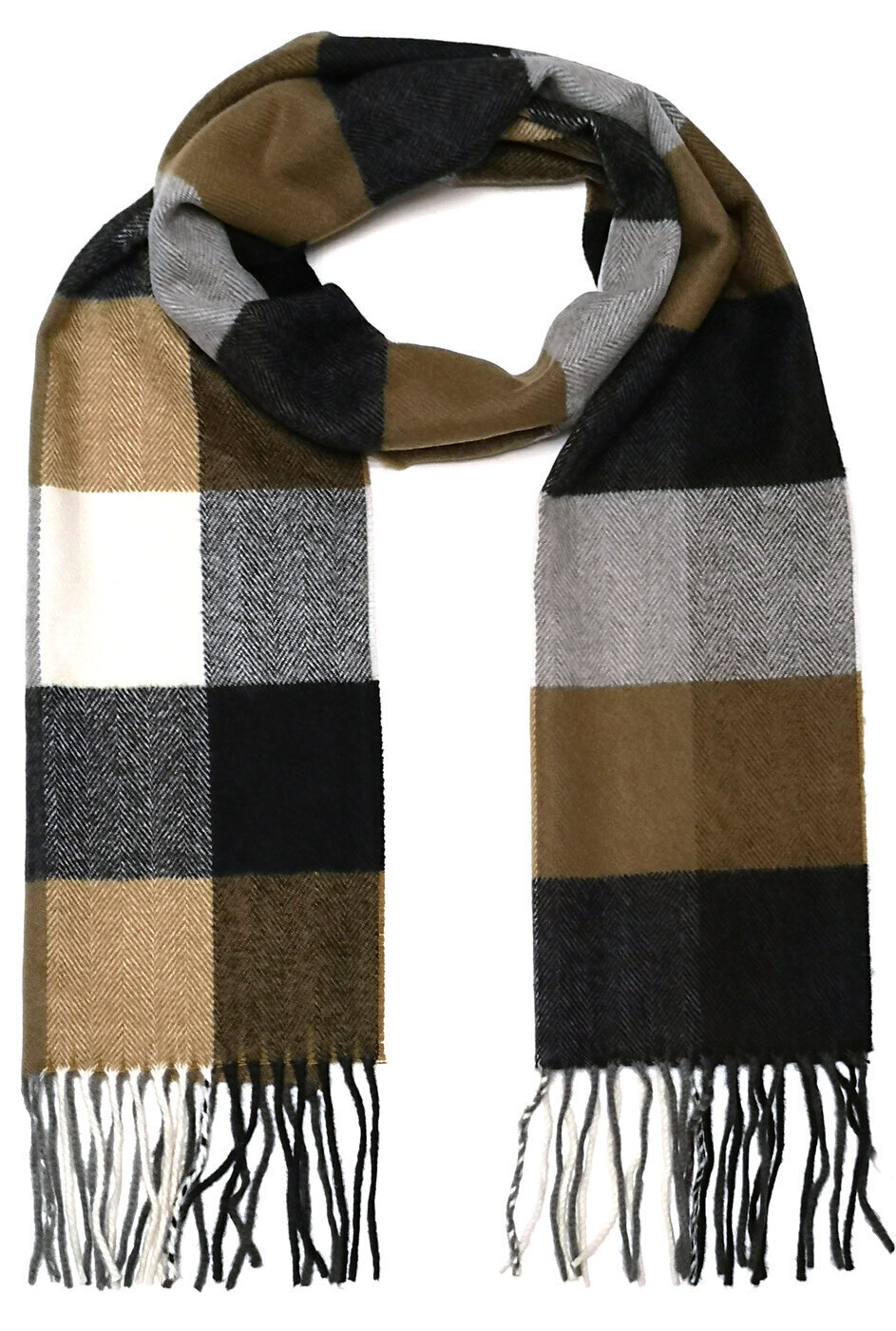 шарф мужской зимний осенний весенний кашемировый клетка — купить в ...