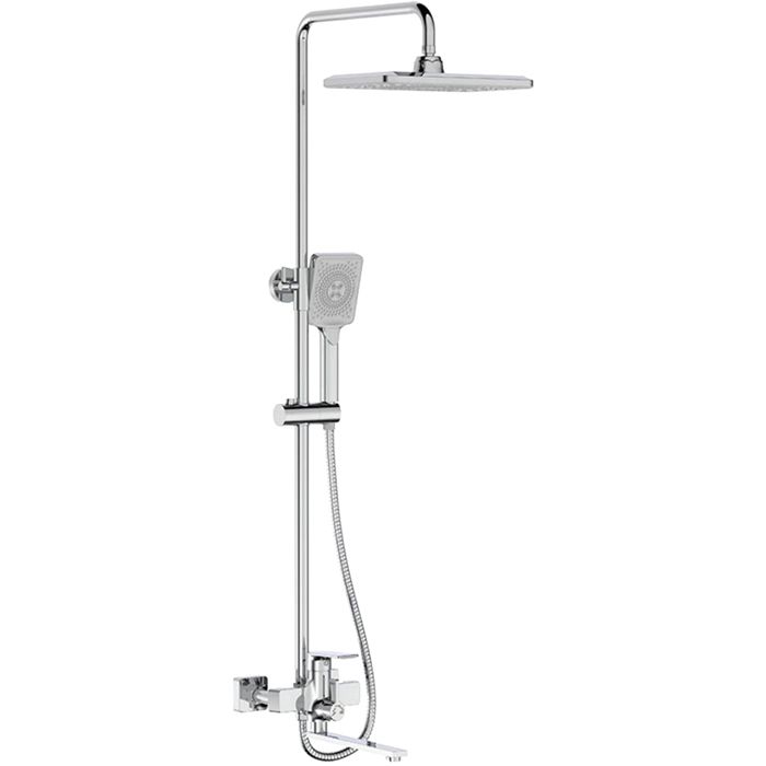 Душевая система с тропическим душем и смесителем Frap F2471 купить на OZON по низкой цене ...