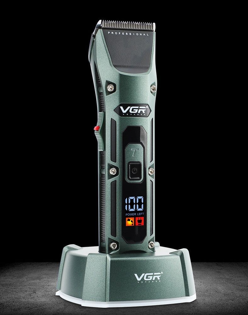Машинка для стрижки VGR BOV V002, темно-зеленый - купить по выгодным ценам в интернет-магазине ...