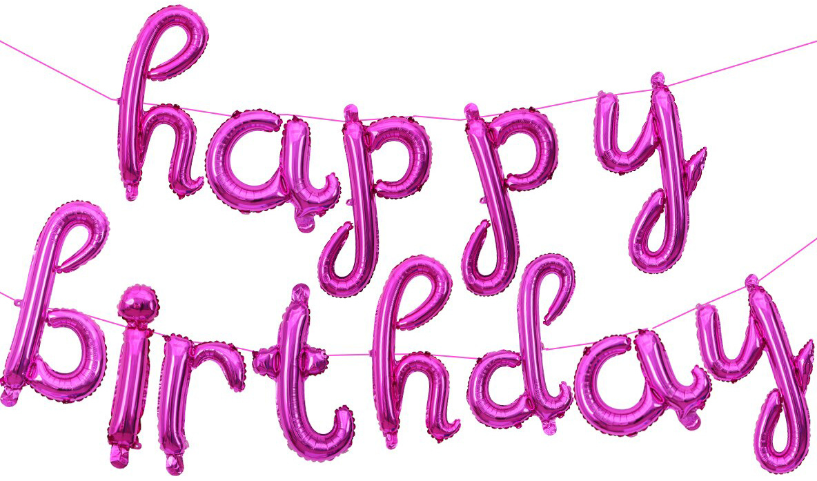 Шар буквы Happy Birthday - купить в интернет-магазине OZON с доставкой ...