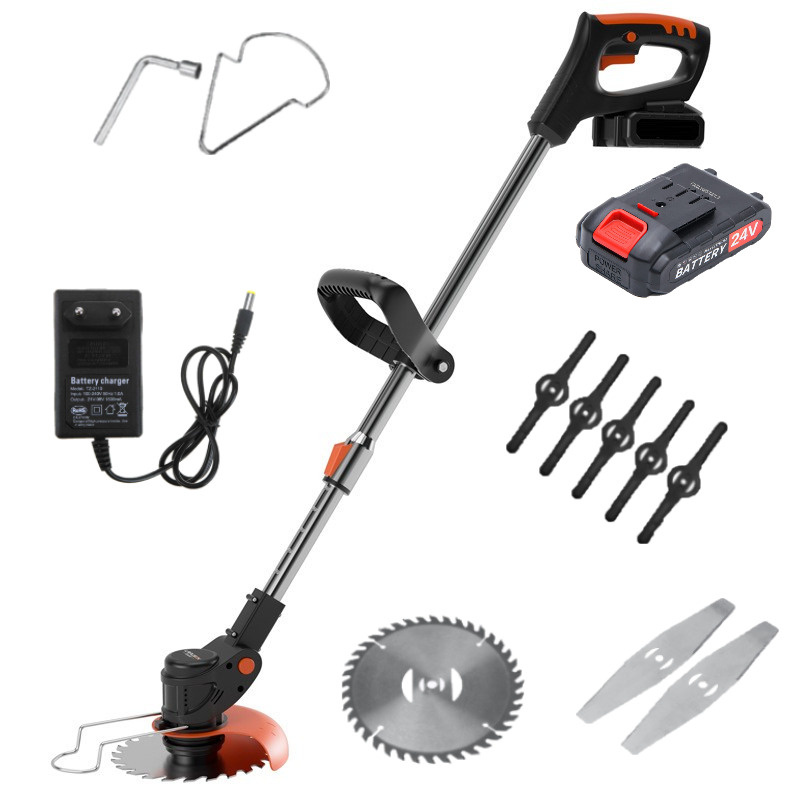 Триммер садовый аккумуляторный HELPER HT9011 (мощность 800 Вт, 18000 об ...