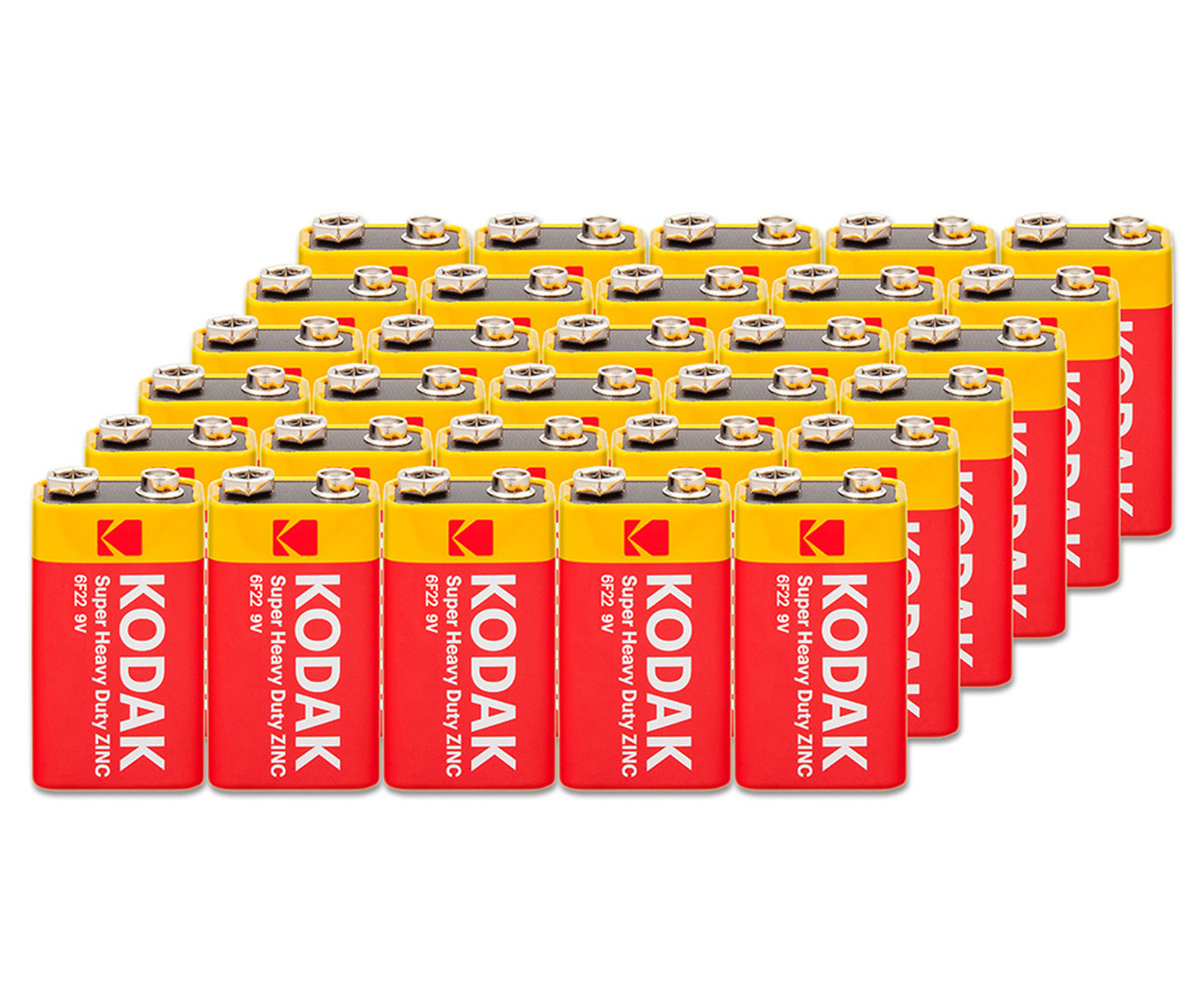 Батарейка солевая Krona 9V 6F22 (6R61) Kodak "Super Heavy Duty", 30 шт ...