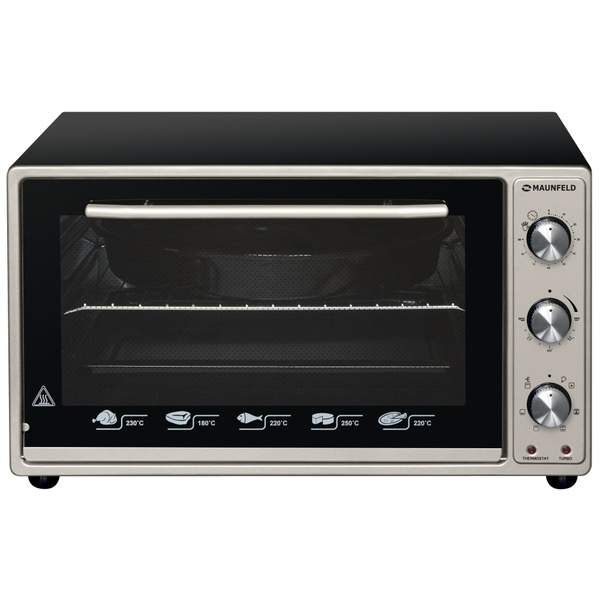 Мини-печь MAUNFELD CEMOA.456.S1, серебристый, 45 л купить по низкой ...