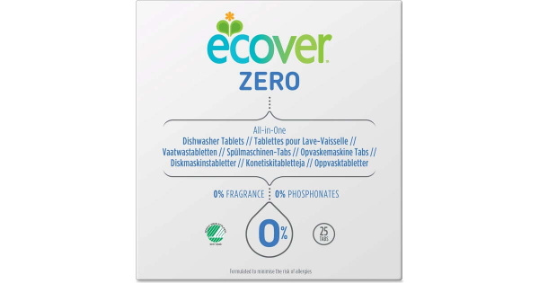 Ecover Zero Универсальные таблетки для посудомоечных машин 500 гр ...
