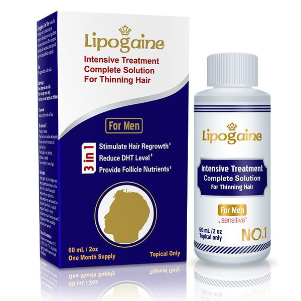 Lipogaine Sensetive лосьон для мужчин на 6 месяцев, состав против ...