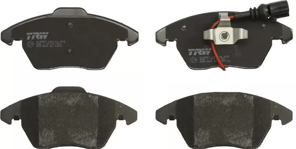 Дисковые тормозные колодки передние TRW GDB1550 (Cotec) для - Audi ...