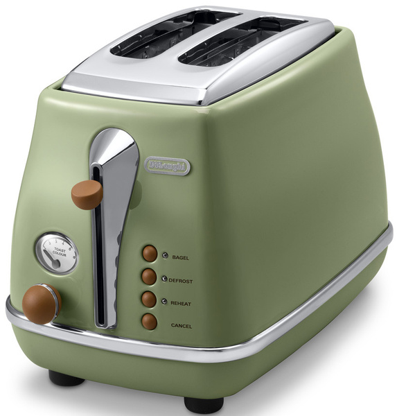 Тостер DeLonghi CTOV 20s03.sGR 11, зеленый купить по выгодной цене в ...